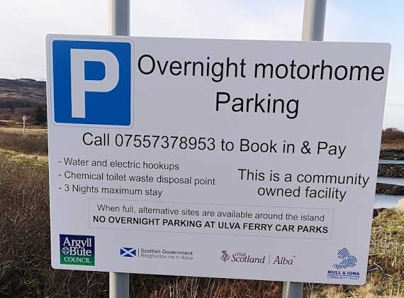 overnight-sign-cut - The Isle of Mull